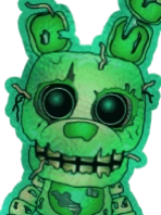 Neon Foil Nightmare Springtrap | Super Custom Night Wiki | Fandom