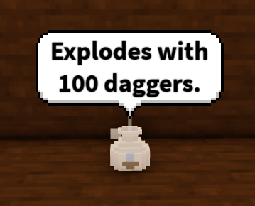 Dagger bag | Super Duper Cube Cavern Wiki | Fandom