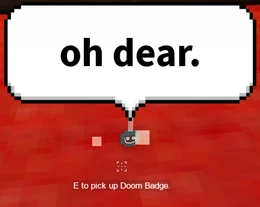 Doom Badge | Super Duper Cube Cavern Wiki | Fandom