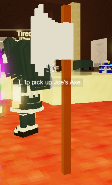 Joe's Axe | Super Duper Cube Cavern Wiki | Fandom