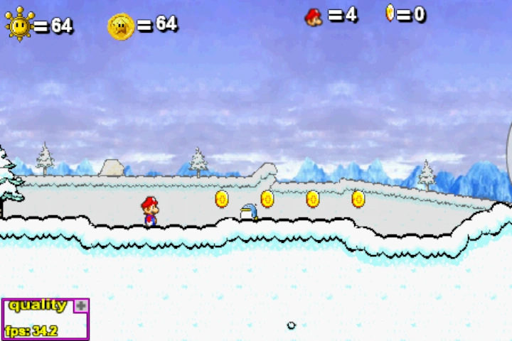 Snowman's Land | Super Mario 63 Speedrunning Wiki | Fandom
