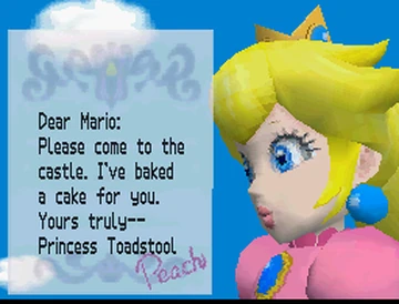 Super Mario 64 Peach