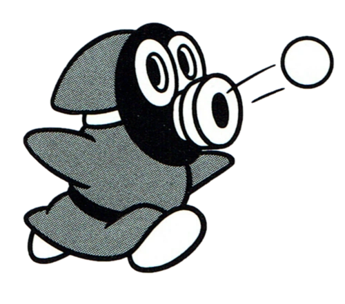 Gray Snifit | Super Mario Enemy Wiki | Fandom
