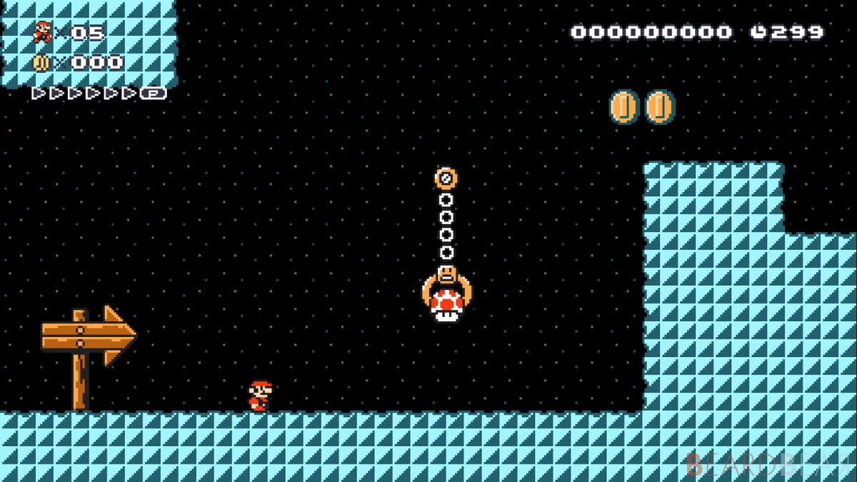 Swinging Claw Ropes Course | Super Mario Maker 2 Wiki | Fandom