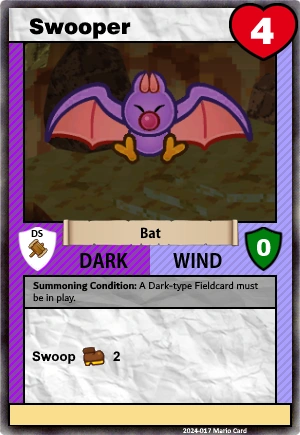 Swooper | Super Mario Trading Card Game Wiki | Fandom