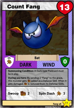 Count Fang | Super Mario Trading Card Game Wiki | Fandom