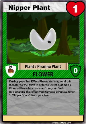 Nipper Plant | Super Mario Trading Card Game Wiki | Fandom