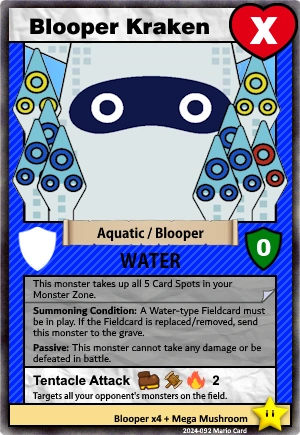 Blooper Kraken | Super Mario Trading Card Game Wiki | Fandom