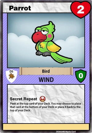 Parrot | Super Mario Trading Card Game Wiki | Fandom
