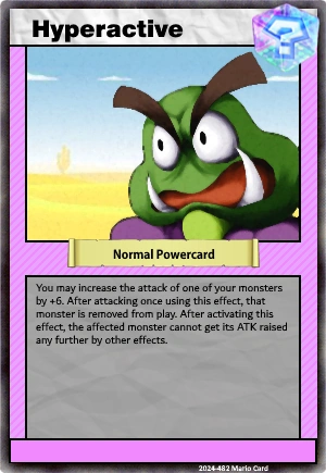 Hyperactive | Super Mario Trading Card Game Wiki | Fandom