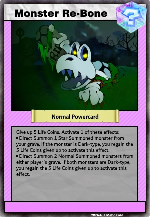 Monster Re-Bone | Super Mario Trading Card Game Wiki | Fandom