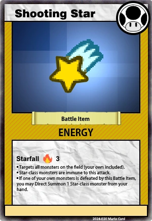 Shooting Star | Super Mario Trading Card Game Wiki | Fandom