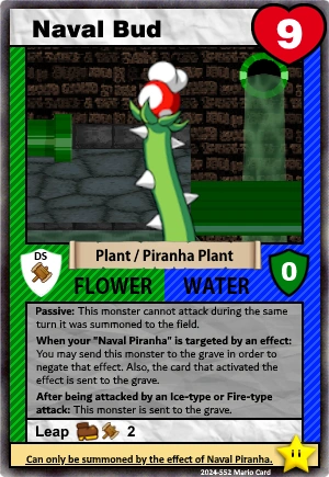 Naval Bud | Super Mario Trading Card Game Wiki | Fandom