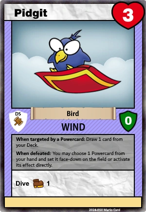 Pidgit | Super Mario Trading Card Game Wiki | Fandom
