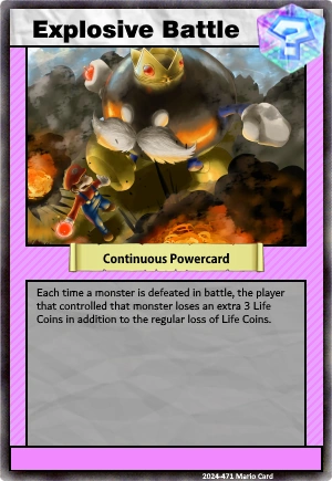 Explosive Battle | Super Mario Trading Card Game Wiki | Fandom