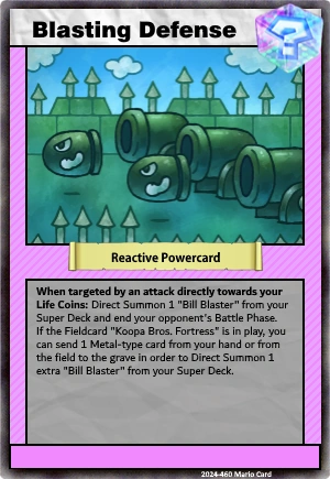 Blasting Defense | Super Mario Trading Card Game Wiki | Fandom