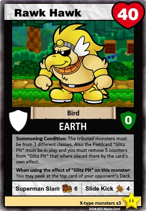 Rawk Hawk | Super Mario Trading Card Game Wiki | Fandom