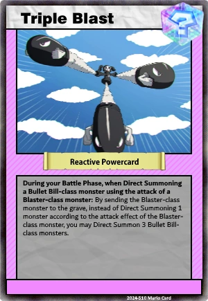 Triple Blast | Super Mario Trading Card Game Wiki | Fandom