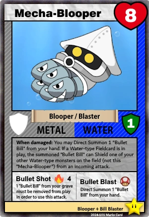 Mecha-Blooper | Super Mario Trading Card Game Wiki | Fandom