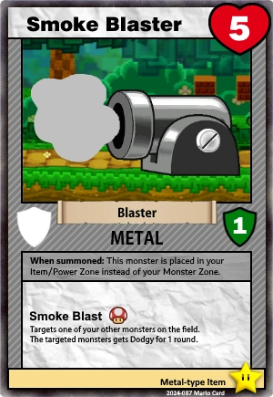 Smoke Blaster | Super Mario Trading Card Game Wiki | Fandom