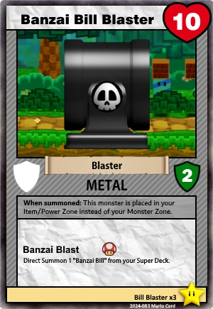Banzai Bill Blaster | Super Mario Trading Card Game Wiki | Fandom