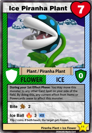 Ice Piranha Plant | Super Mario Trading Card Game Wiki | Fandom