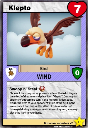 Klepto | Super Mario Trading Card Game Wiki | Fandom