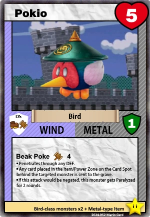 Pokio | Super Mario Trading Card Game Wiki | Fandom