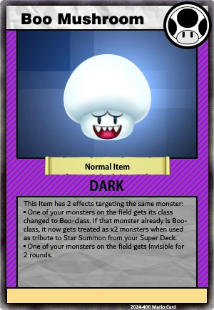 Boo Mushroom | Super Mario Trading Card Game Wiki | Fandom