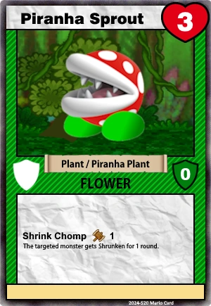 Piranha Sprout | Super Mario Trading Card Game Wiki | Fandom