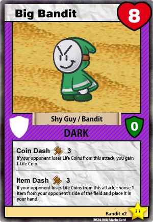 Big Bandit | Super Mario Trading Card Game Wiki | Fandom
