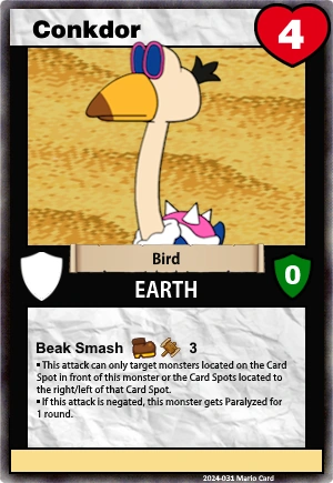 Conkdor | Super Mario Trading Card Game Wiki | Fandom