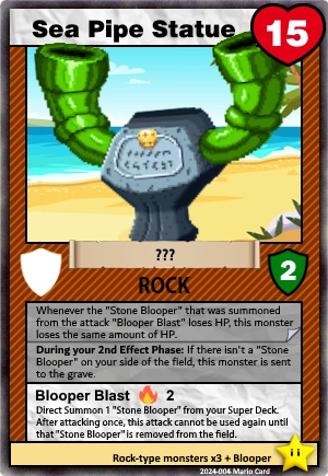 Sea Pipe Statue | Super Mario Trading Card Game Wiki | Fandom
