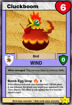 Cluckboom | Super Mario Trading Card Game Wiki | Fandom