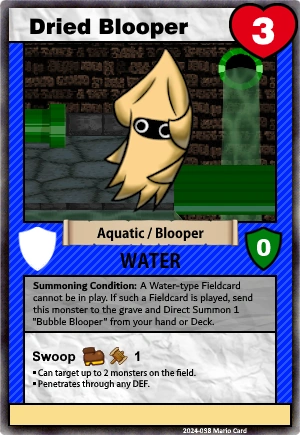Dried Blooper | Super Mario Trading Card Game Wiki | Fandom