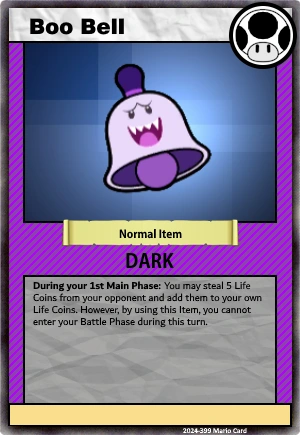 Boo Bell | Super Mario Trading Card Game Wiki | Fandom