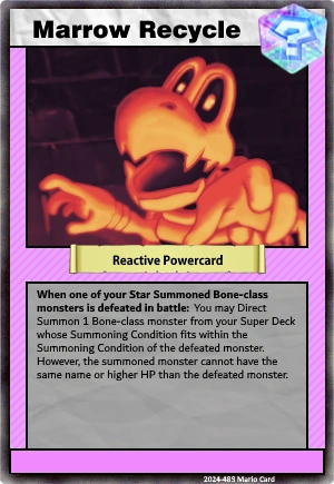 Marrow Recycle | Super Mario Trading Card Game Wiki | Fandom
