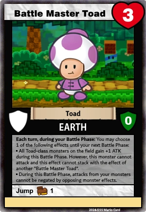 Battle Master Toad | Super Mario Trading Card Game Wiki | Fandom