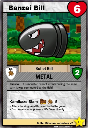 Banzai Bill | Super Mario Trading Card Game Wiki | Fandom