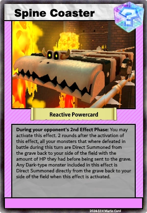 Spine Coaster | Super Mario Trading Card Game Wiki | Fandom
