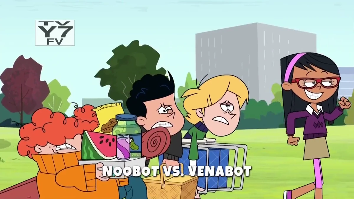 Noobot vs. Venabot | Supernoobs Wiki | Fandom