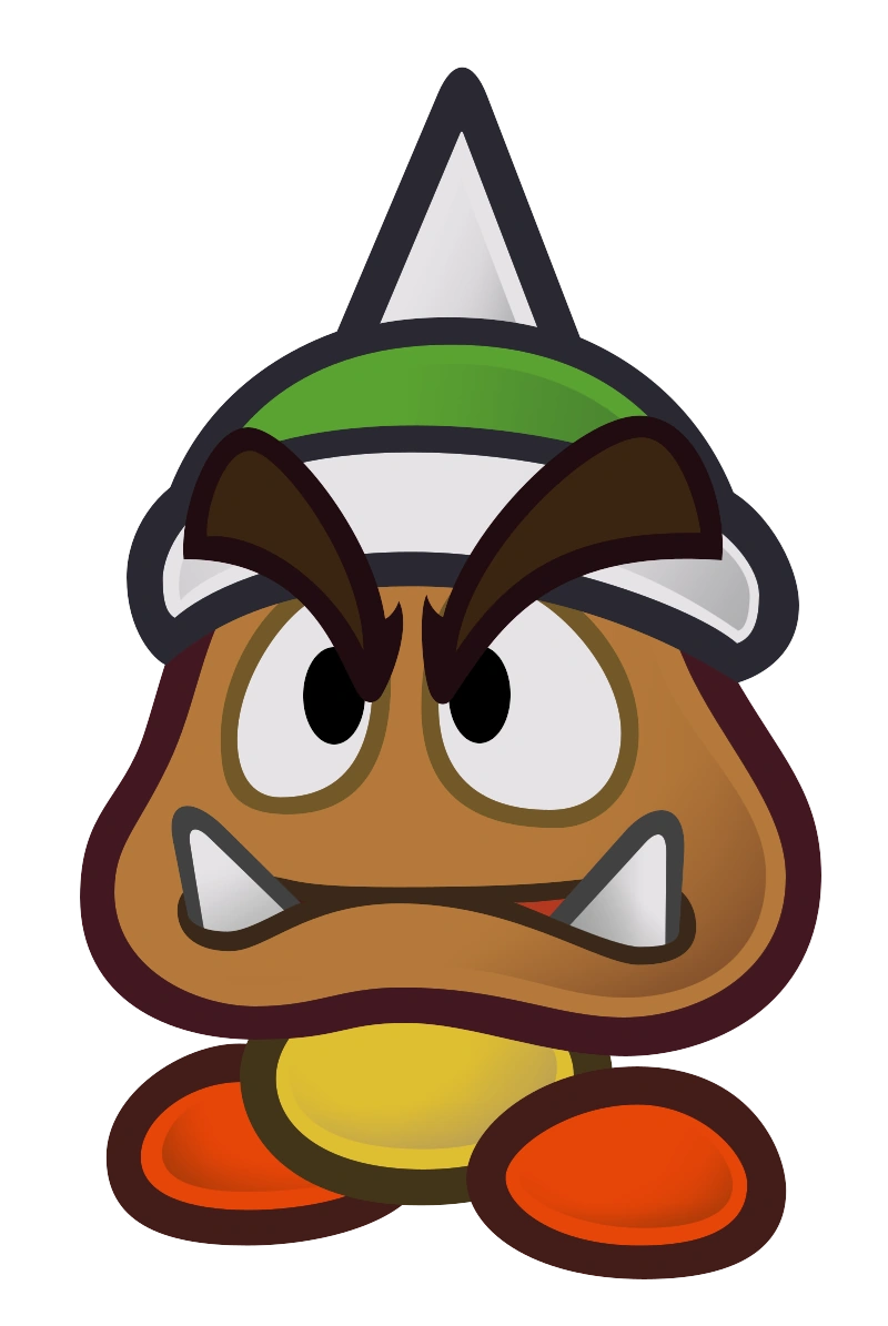 Spiked Goomba | Super Paper Mario 2 Wiki | Fandom
