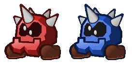 Red Cleft & Blue Cleft | Super Paper Mario 2 Wiki | Fandom