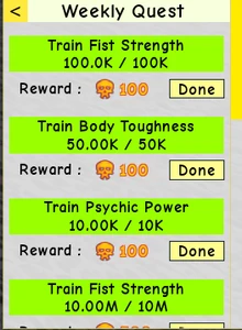 Quests | The Super Power Training Simulator Wiki | Fandom