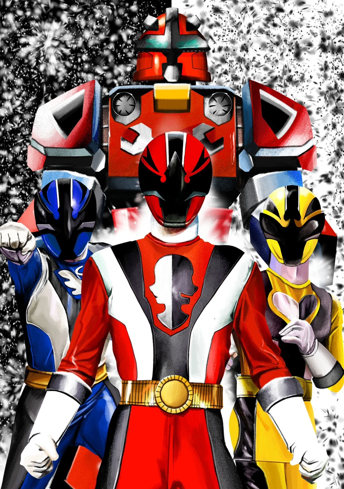 Front and Back Sentai Two Side Rangers | Super Sentai Fanmade Fiction ...