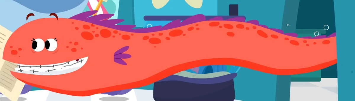Eel with Braces | Super Simple Wiki | Fandom