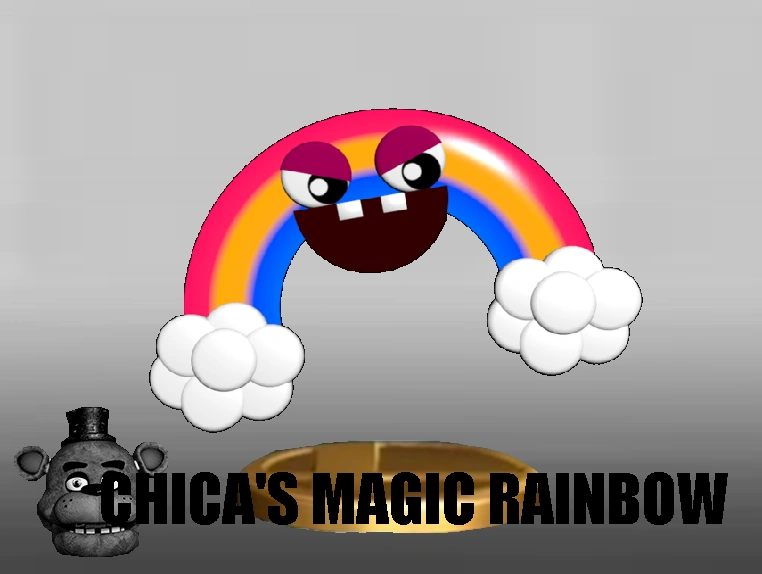 Chica's Magic Rainbow | Super Smash Bros. Lawl Toon: Brother Location Wikia | Fandom