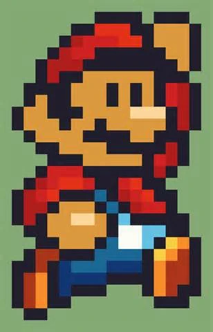 16 Bit Mario Characters