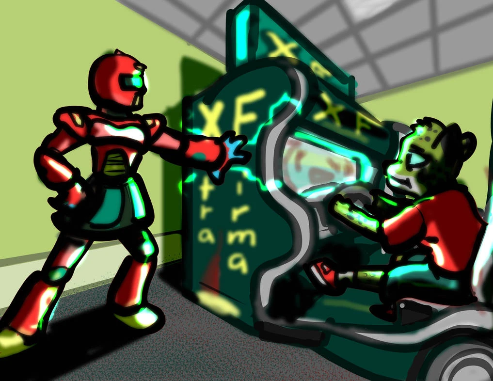 Video Squadron: Gamerman Chapter 21: The Love Crazy Robot ...