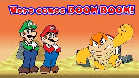 Here comes BOOM BOOM! | SuperAniMarioBros Wiki | Fandom